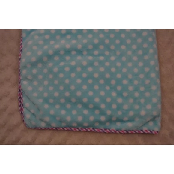 Goffa | Bedding | Goffa International Baby Blanket Aqua Blue White ...